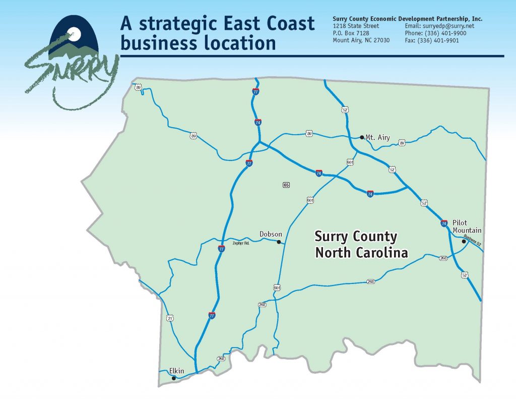 Surry County, NC maps and downloads to find your way around our community