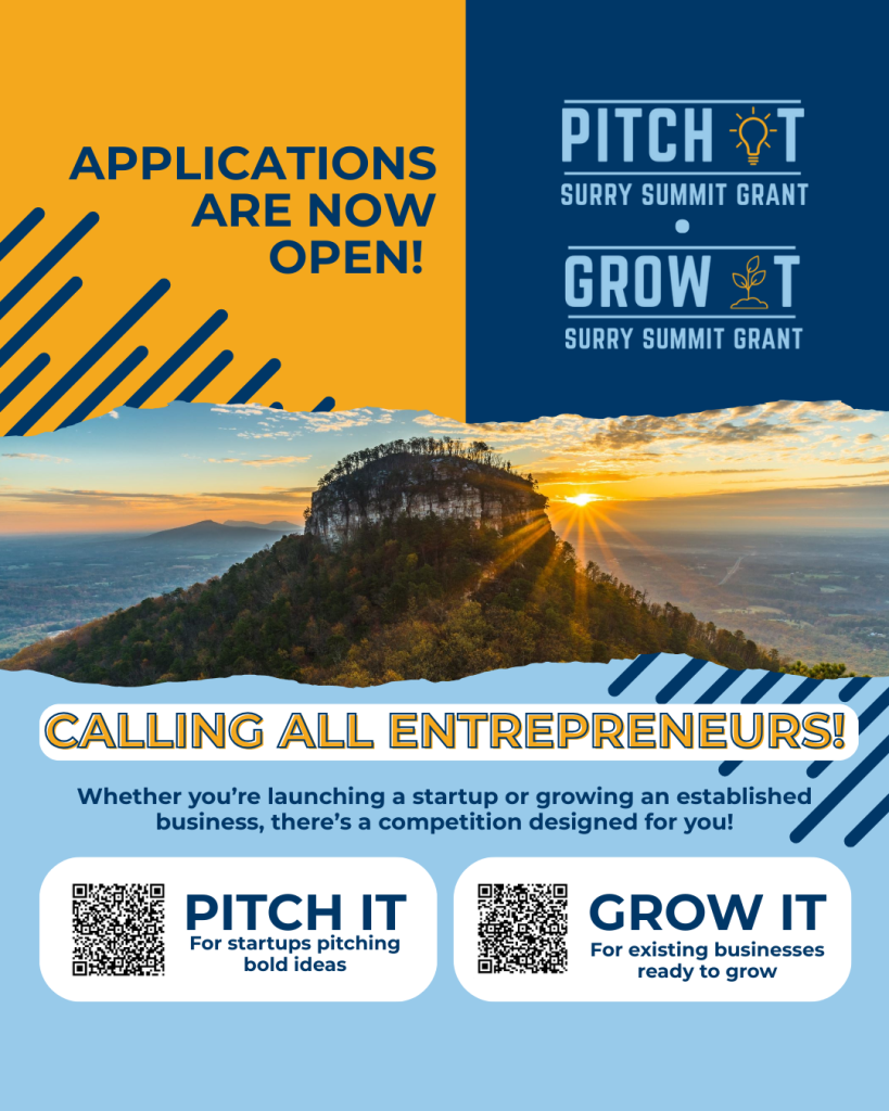 Pitch It & Grow It Surry Summit Grants: Applications Now Open! - Surry ...